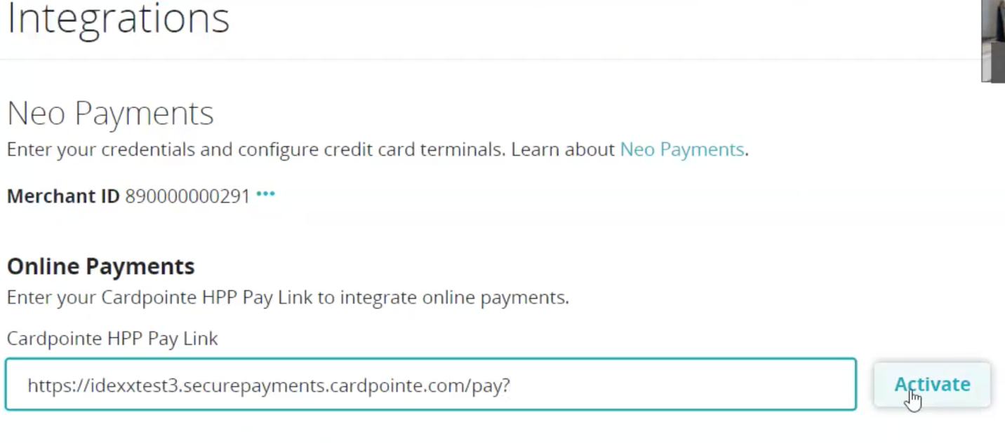 Set up and manage Neo Payments – IDEXX Neo