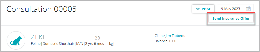 Send Trupanion Exam Day Offer (Opportunity) – IDEXX Neo
