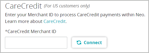 Set up CareCredit integration with Neo – IDEXX Neo