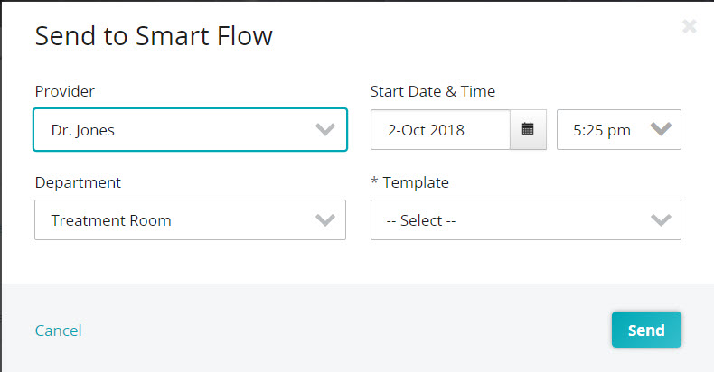 Send patient to SmartFlow – IDEXX Neo