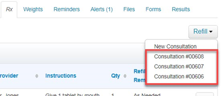 Refill a prescription – IDEXX Neo