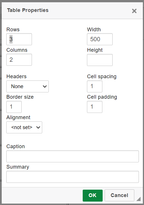 Add a table to a form – IDEXX Neo