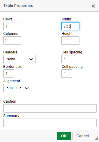 Add a table to a form – IDEXX Neo