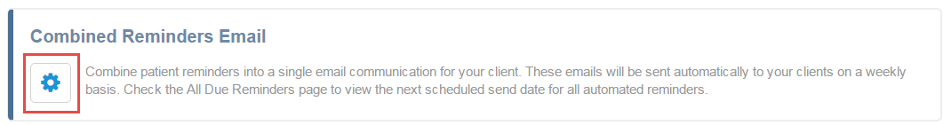 Set up combined reminders email – IDEXX Neo